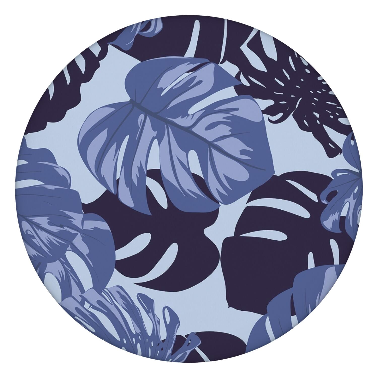 Elastic Table Cover Round Tablecloth with Vibrant Hawaiian and ...