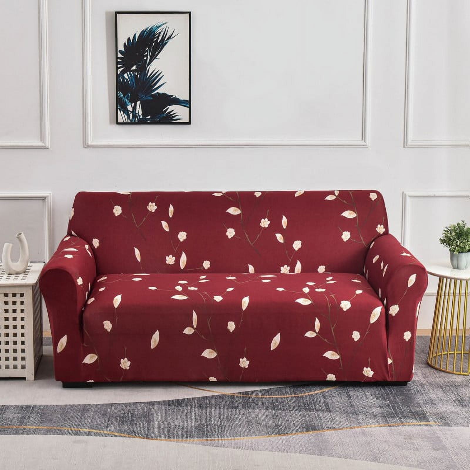 Elastic Tight Wrap All-inclusive Sofa Cover for Living Room Spandex ...