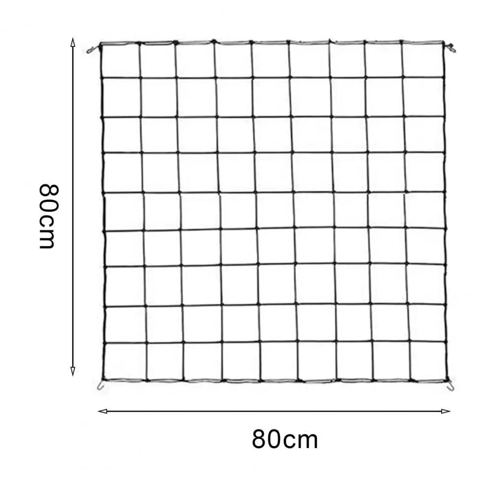 Elastic Trellis Netting for Grow Tents, Plant Support Net with 4 Hooks ...