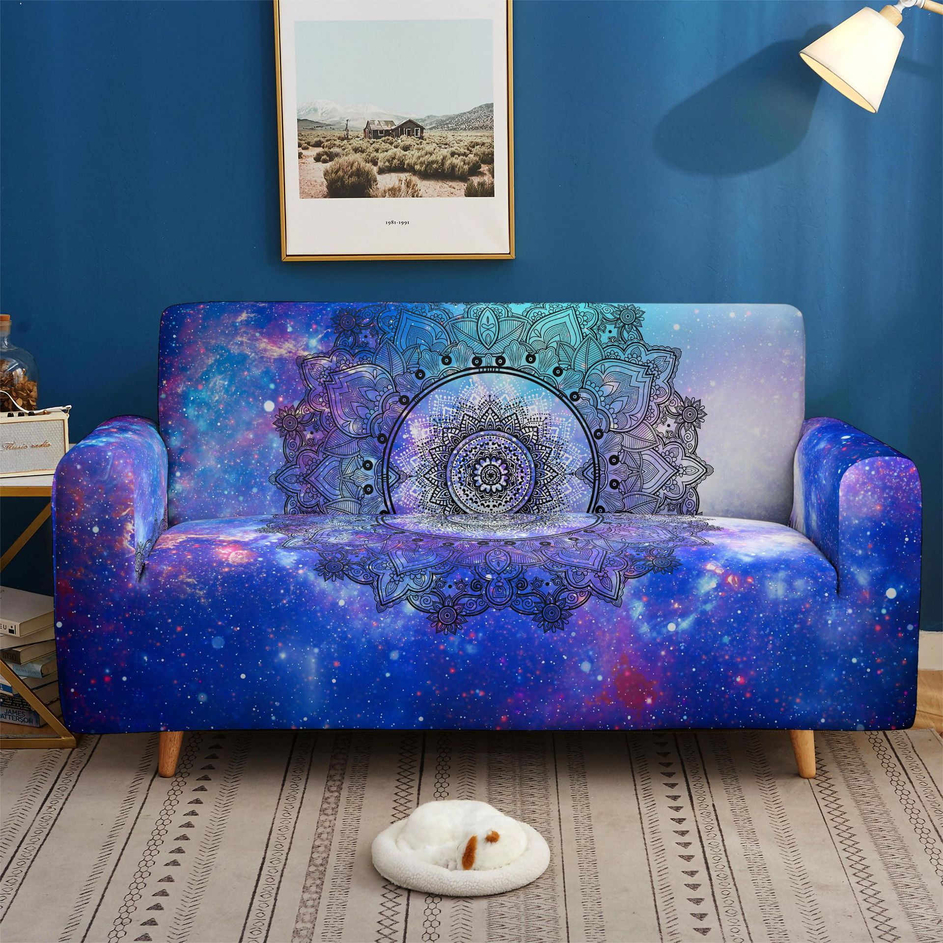 Elastic Universal All-inclusive Gradient Starry Sky Sofa Cover Boho ...