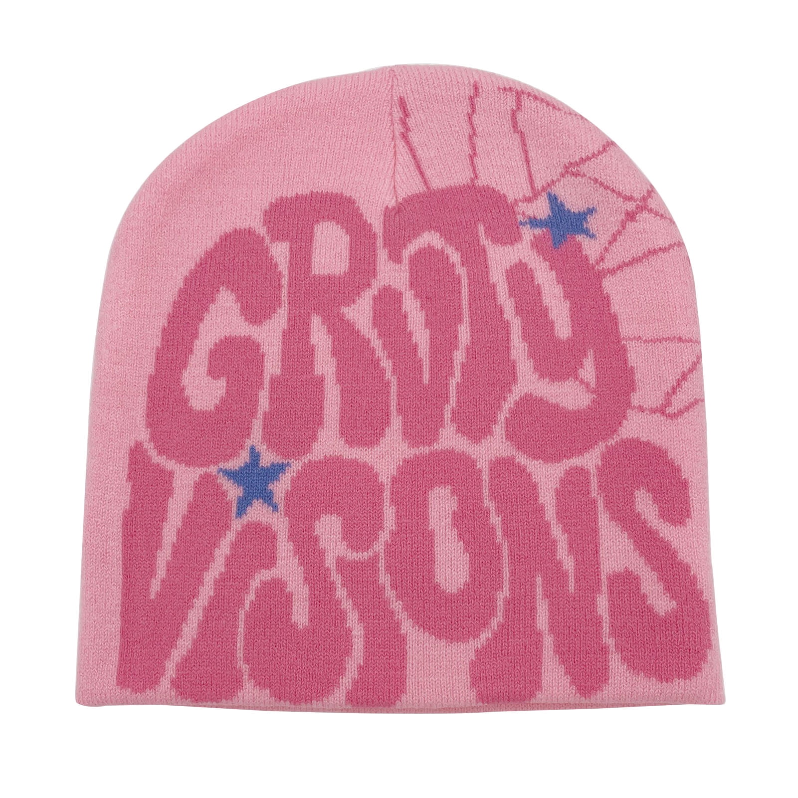 Elastic Windproof Winter Hat Knitted Letter Hat for Women Men Keep Ear ...