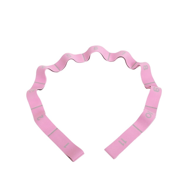 Elastic Yoga Stretch Strap for physiotherapy, pilates, yoga, dance with ...