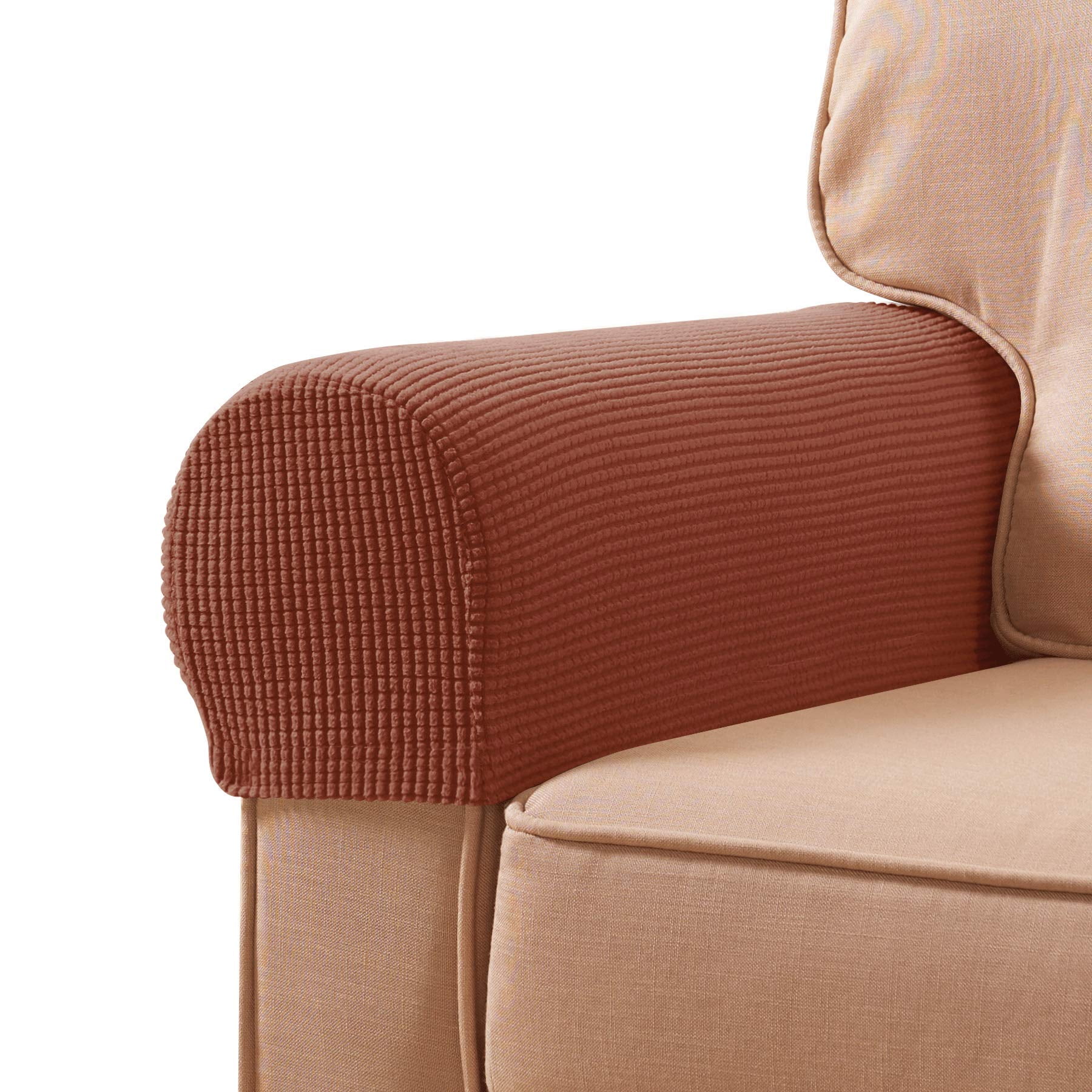 Elastic sofa armrest covers,Anti-slip protector for furniture,Two-piece ...