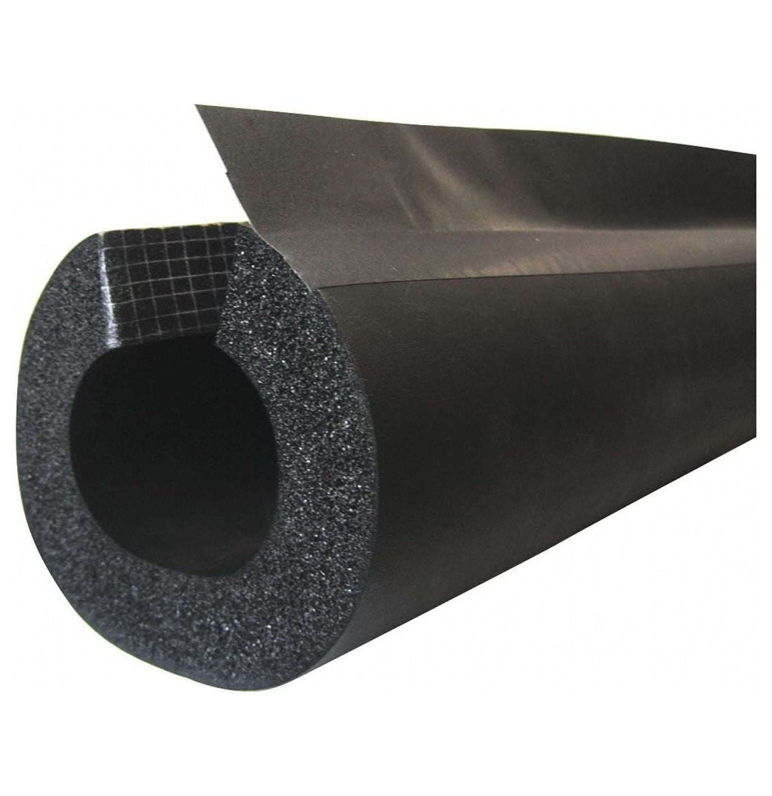 Elastomeric Pipe Insulation 2" x 6ft, 3/4" Wall - Rubber Foam Tubing Insulation for Temperature ...