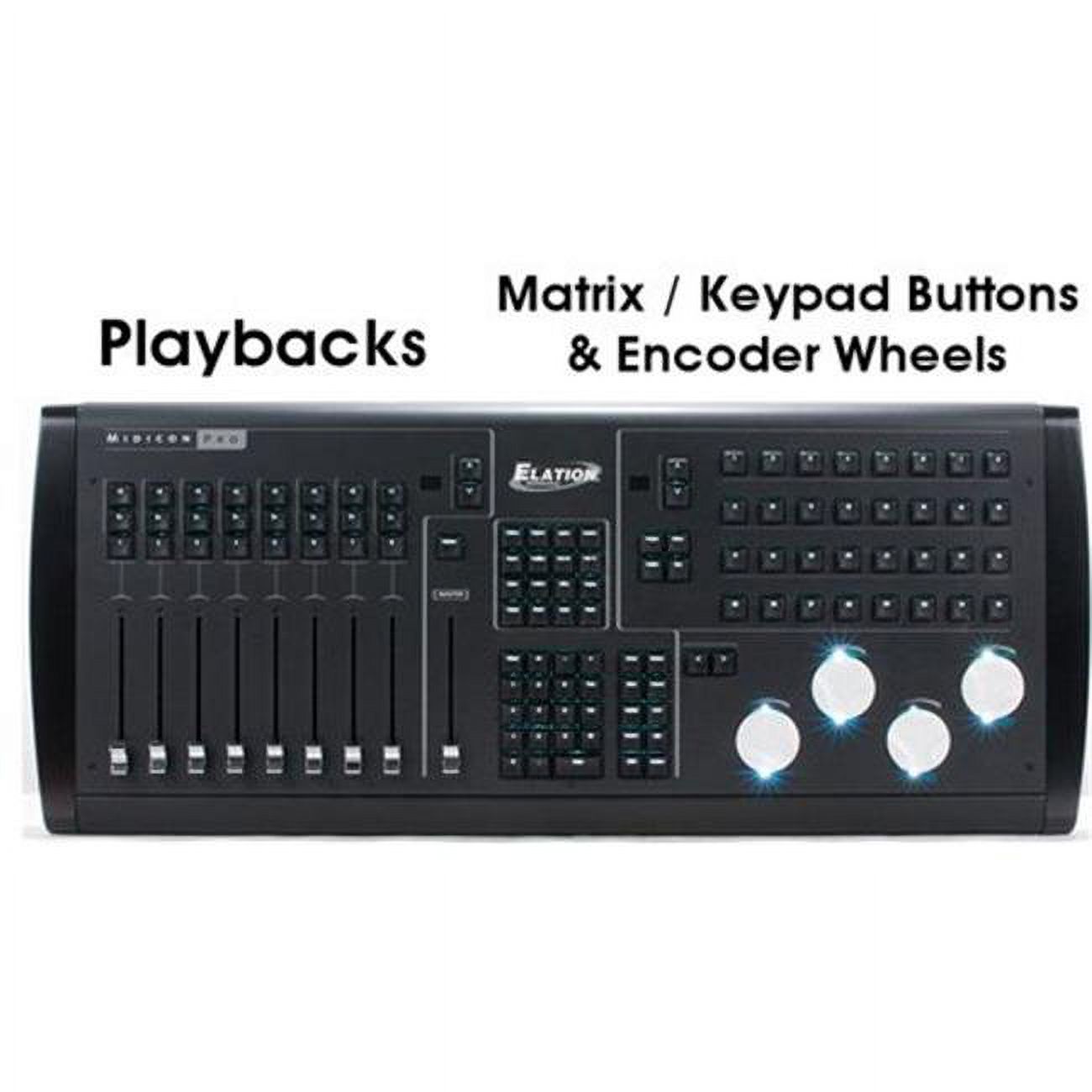 Elation ELAT-MID557 Midicon Pro Midi Pro Lighting Console - Walmart.com