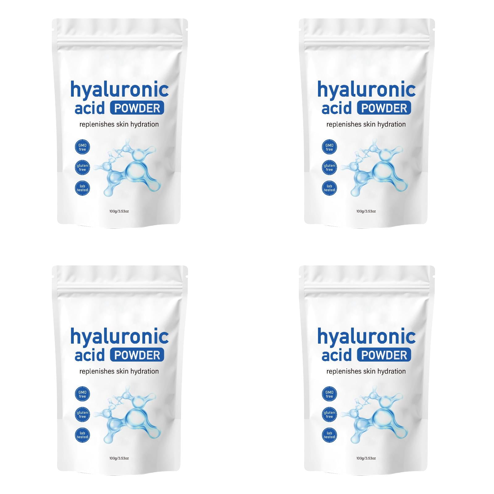 Elavona Hyaluronic Acid Powder for Face 100g - Powder Replenishes Skin ...