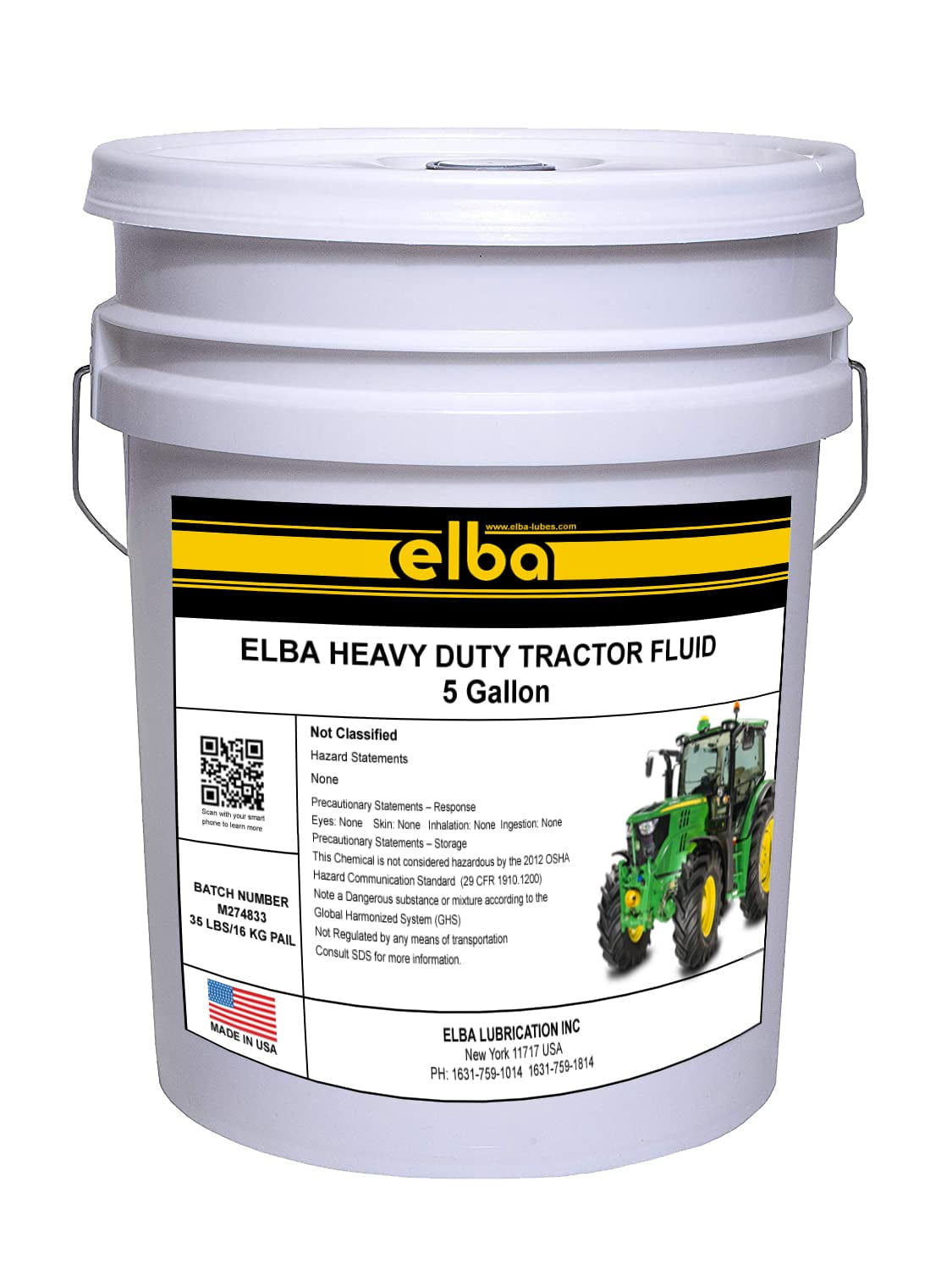 Elba Heavy Duty Tractor Hydraulic Fluid | Hydraulic Oil & Transmission ...