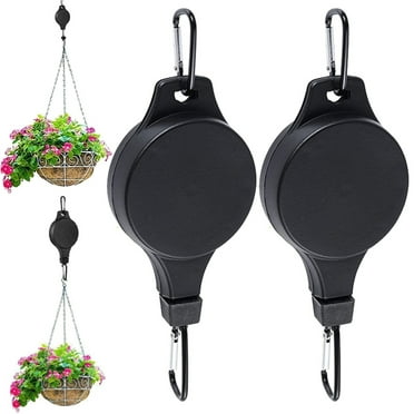 6-Pack Retractable Plant Pulley, Adjustable for Indoor & Outdoor, Heavy ...