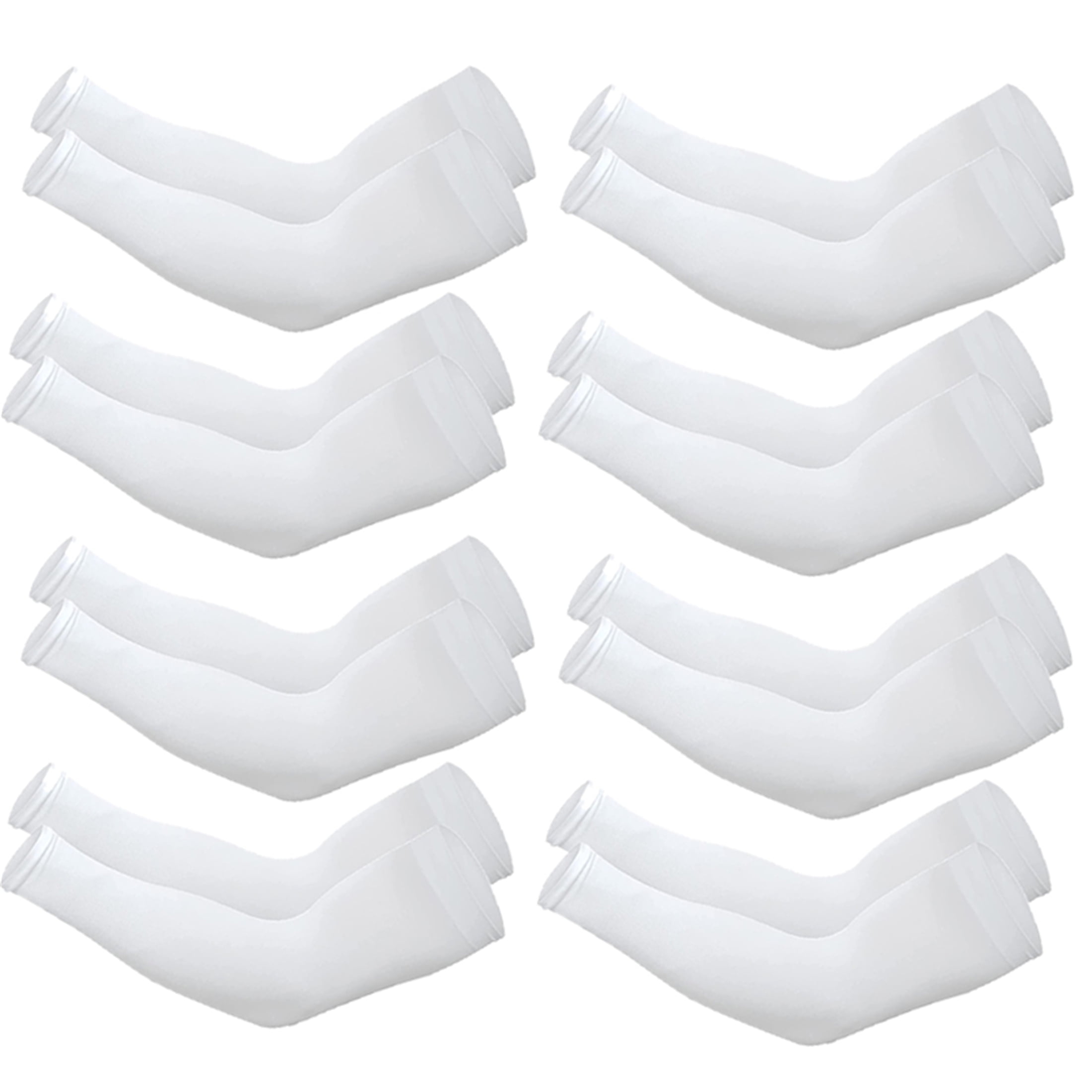 Elbourn 8 Pair UV Sun Protection Cooling Arm Sleeves, Long Sun ...