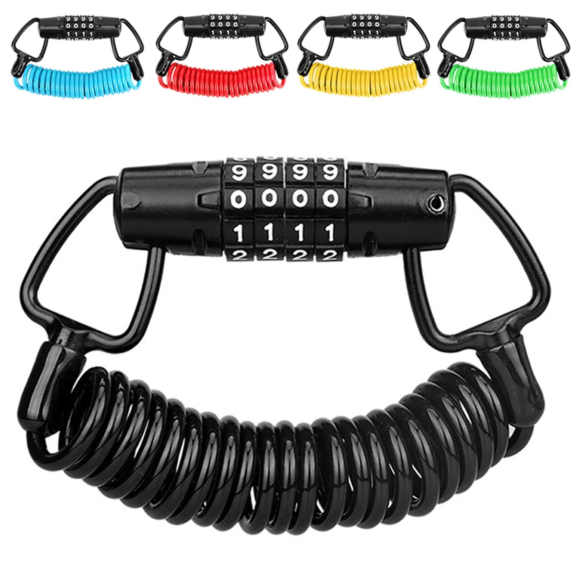 Elbourn Bike Locks with Combination, Bicycle Accessories 4-Digit ...