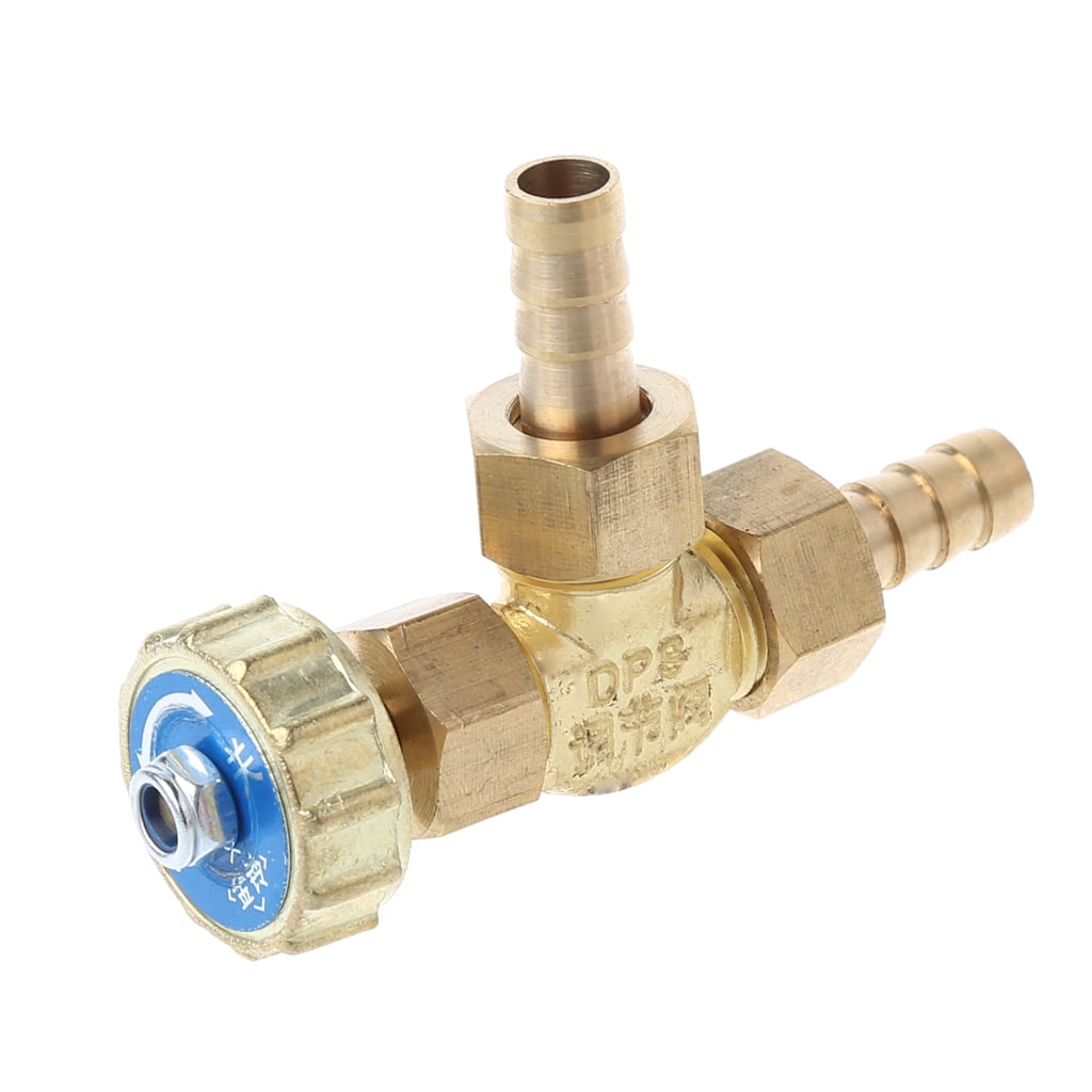 Elbow Brass Needle for Valve 8mm Propane Butane Gas Adjuster Barbed ...