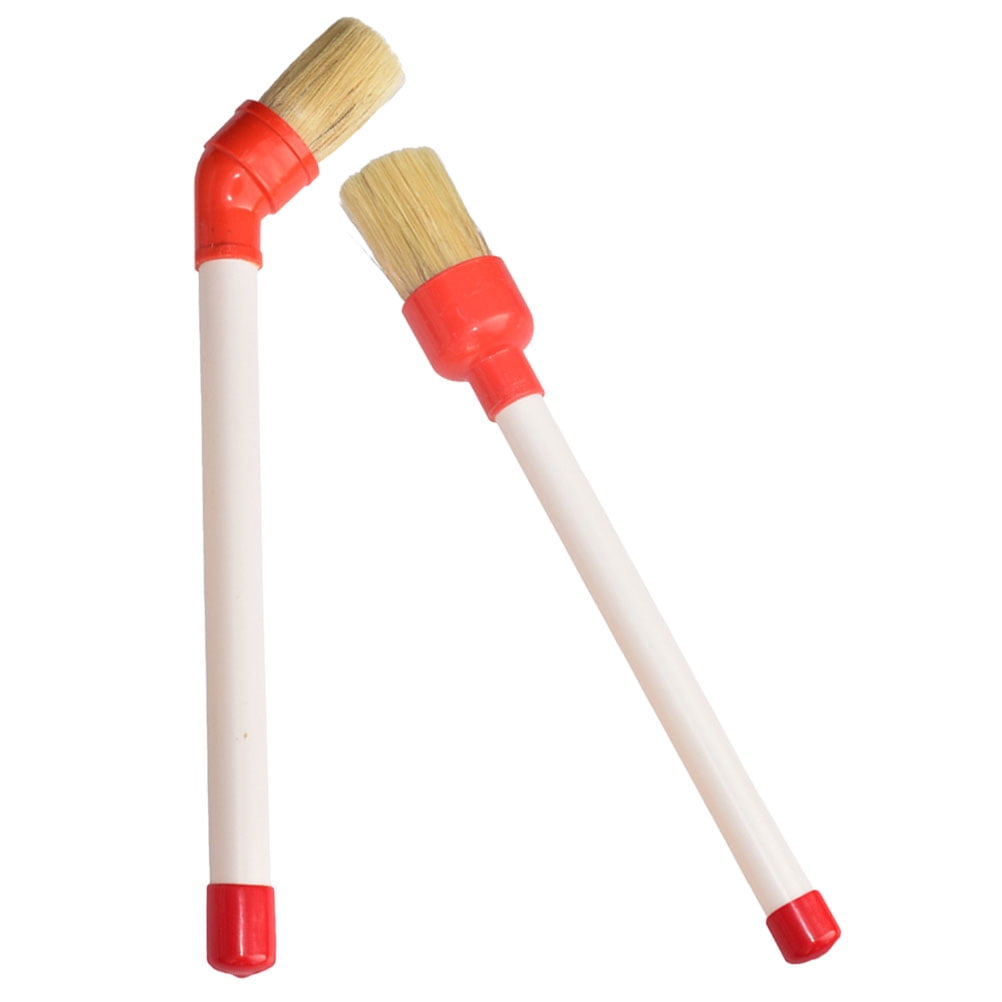 Elbow Brush Rim Cleaner for Car Plastic Wood Round Lubricating Paste 2 ...