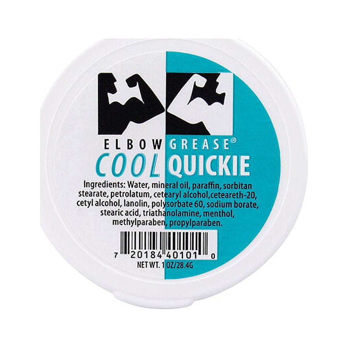 Elbow Grease Cool Cream, Oil Based Personal Lubricant with Menthol, 1 ...