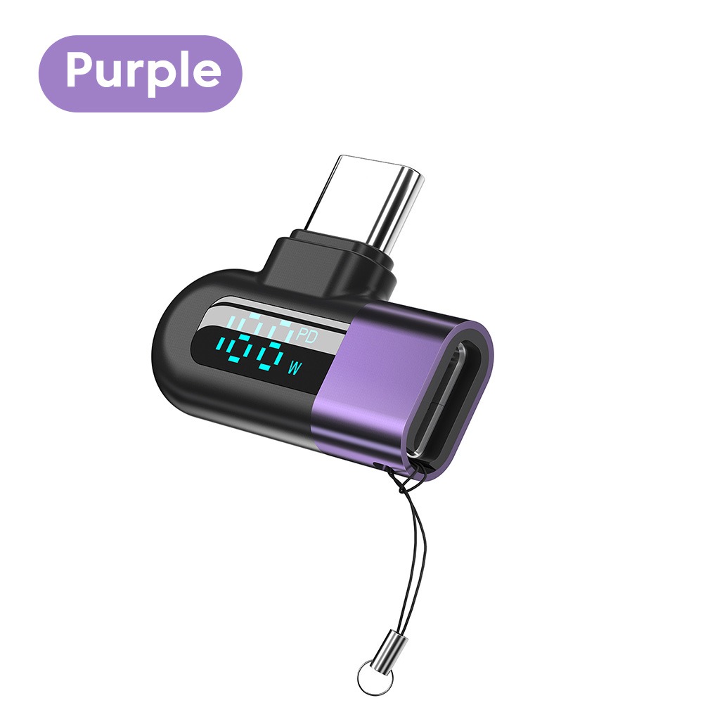 Elbow High Quality 6A Data Transmission Digital Display PD 120W USB-C ...