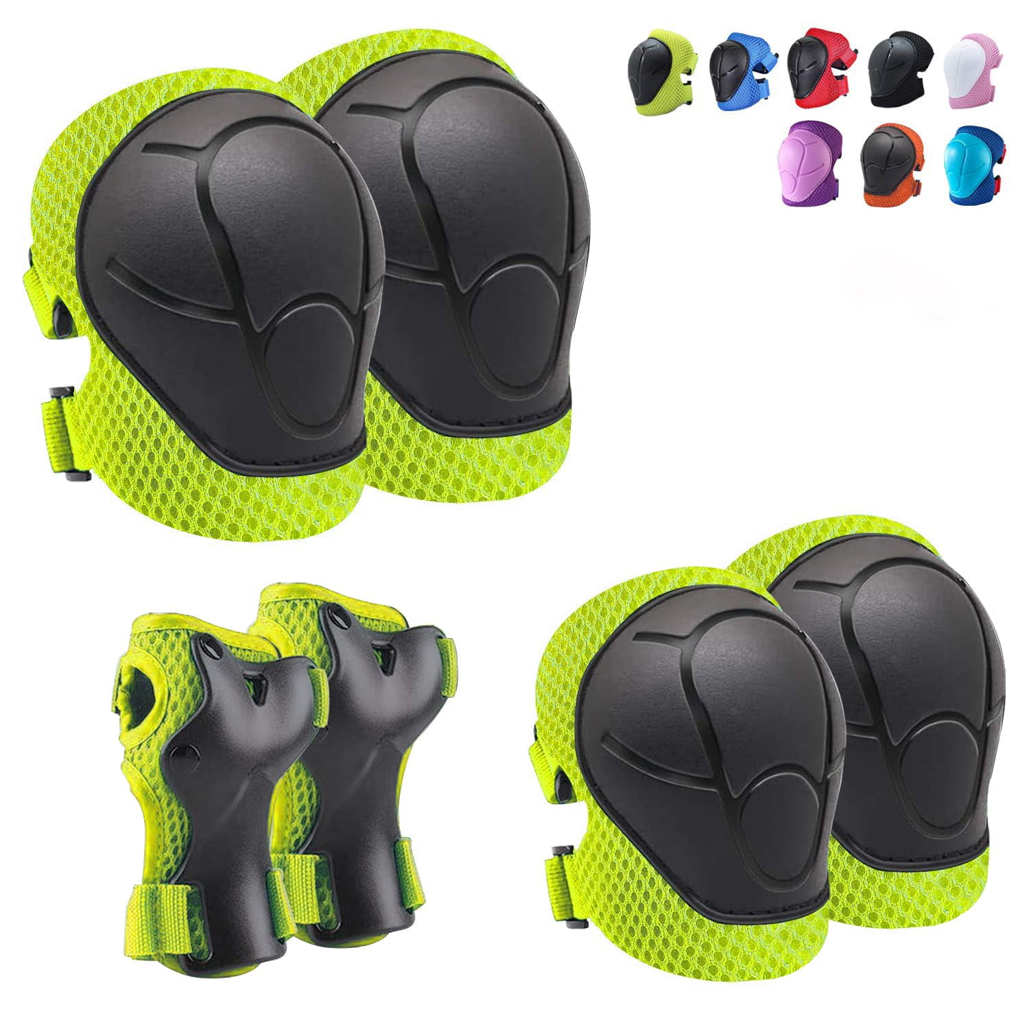 Elbow Pads and Knee Pads for Kids 2 to 8 Years Toddler Elbow with Wrist ...
