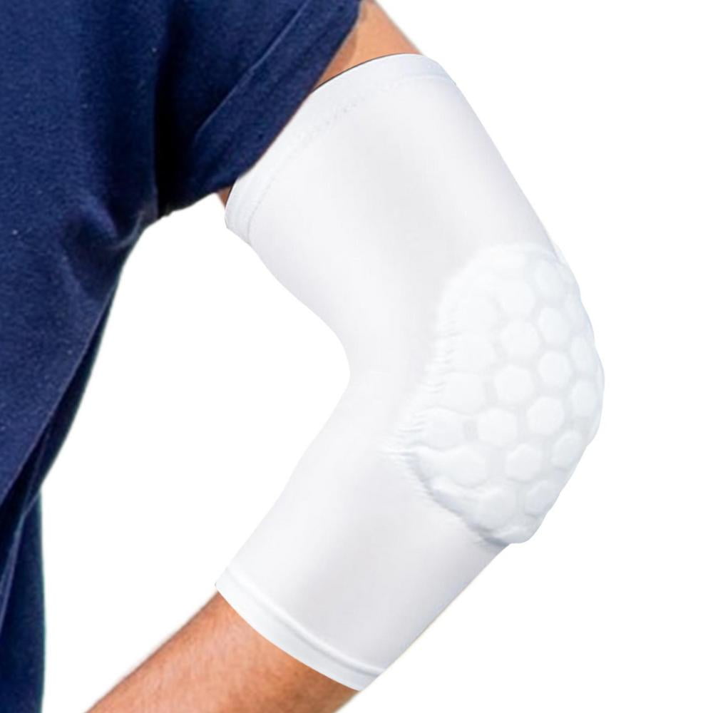 Honeycomb Padded Arm Sleeves Breathable Stretchy Elbow Pads for Kids ...