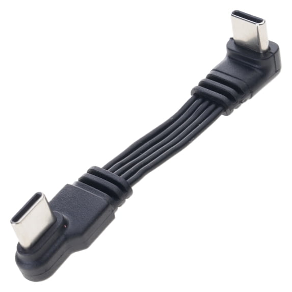 Elbow/Straight Head Type C Data Cable 45W Fast Charging Cord Wire ...