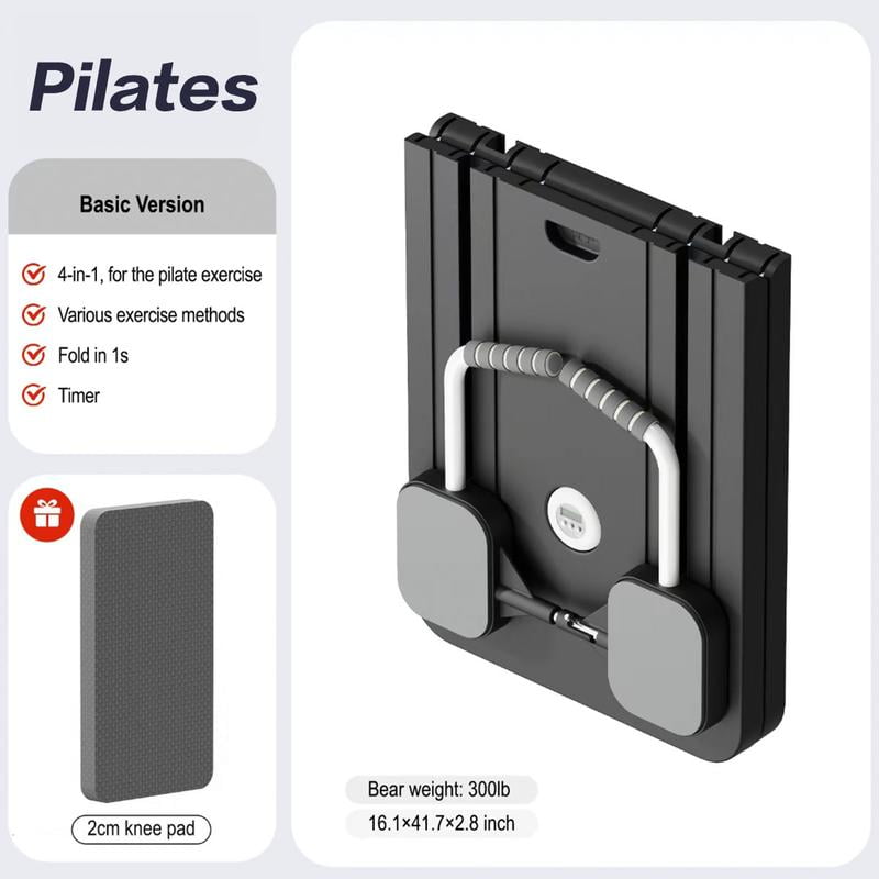 Elbow Support Automatic Rebound Abdominal Board with Knee Mat &Timer，Ab ...