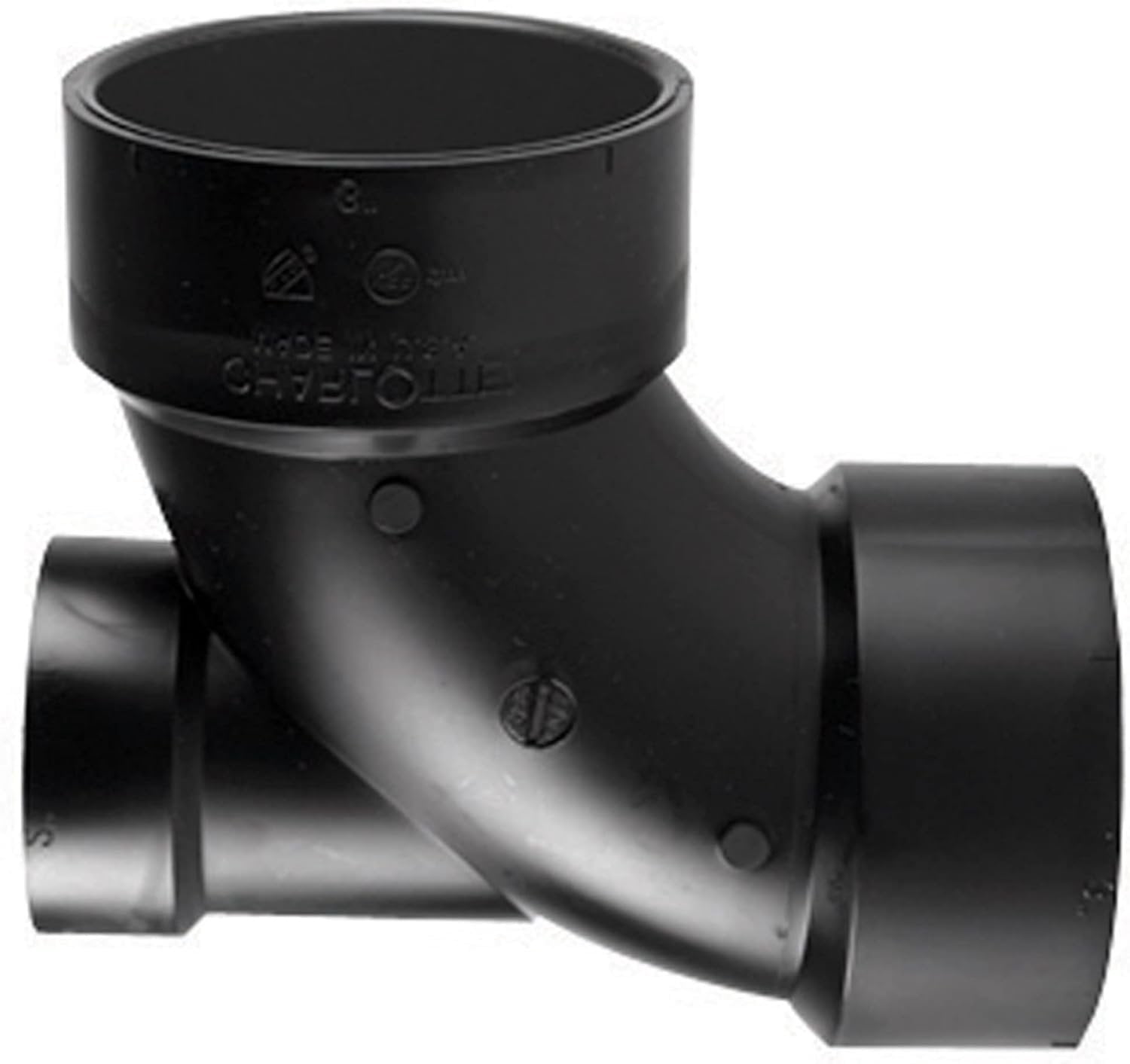 Charlotte Pipe Elbow Inlet Fitting - ABS 3x3x2, Multicolor - Walmart.com