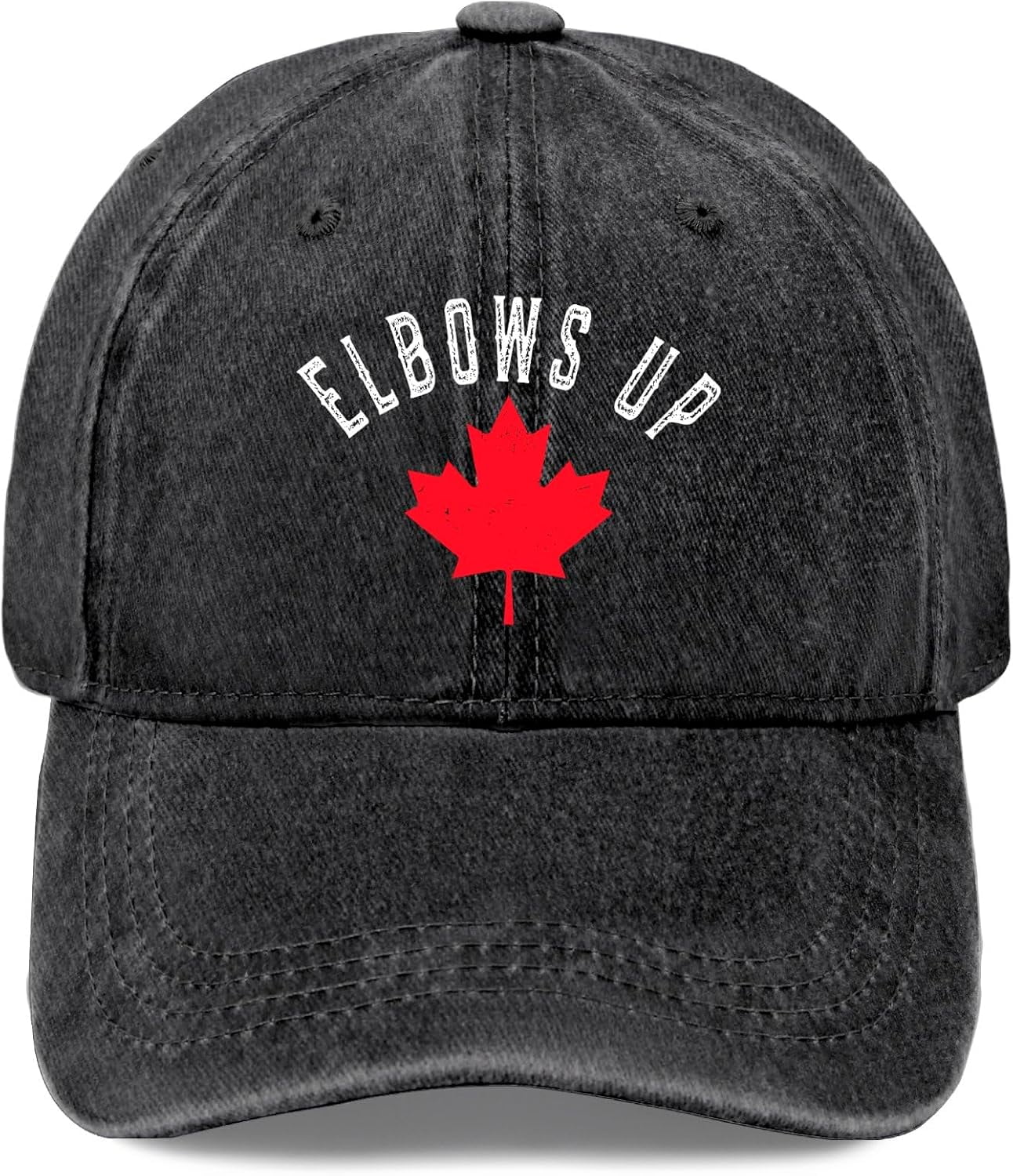 Elbows Up Can_Ada Hats For Men Baseball Caps Soft Washed Ball Cap ...