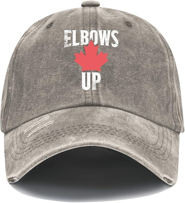 Elbows Up Canada Hat, Elbows Up Cap, True North Strong and Free Proud ...