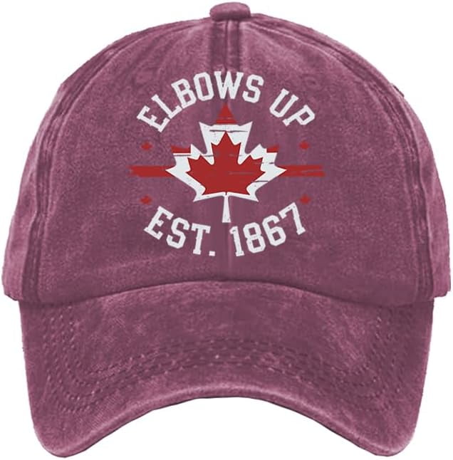 Elbows Up Hat Elbows Up Canada Est 1867 Baseball Cap - Walmart.com
