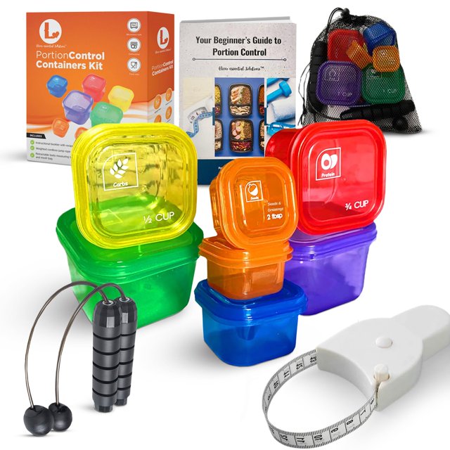 Elceeo essential Solutions 21 Day Portion Control Containers Weight ...