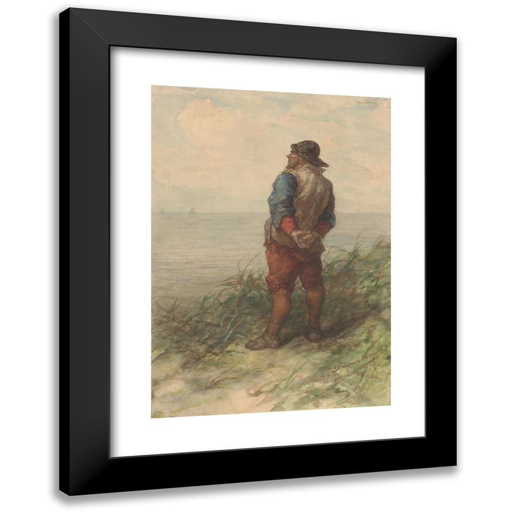 Elchanon Verveer 14x18 Black Modern Framed Museum Art Print Titled ...
