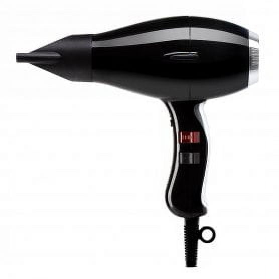 Elchim 3900 Compact, High Power Ionic Hair Dryer, 1875 Watts, Black ...