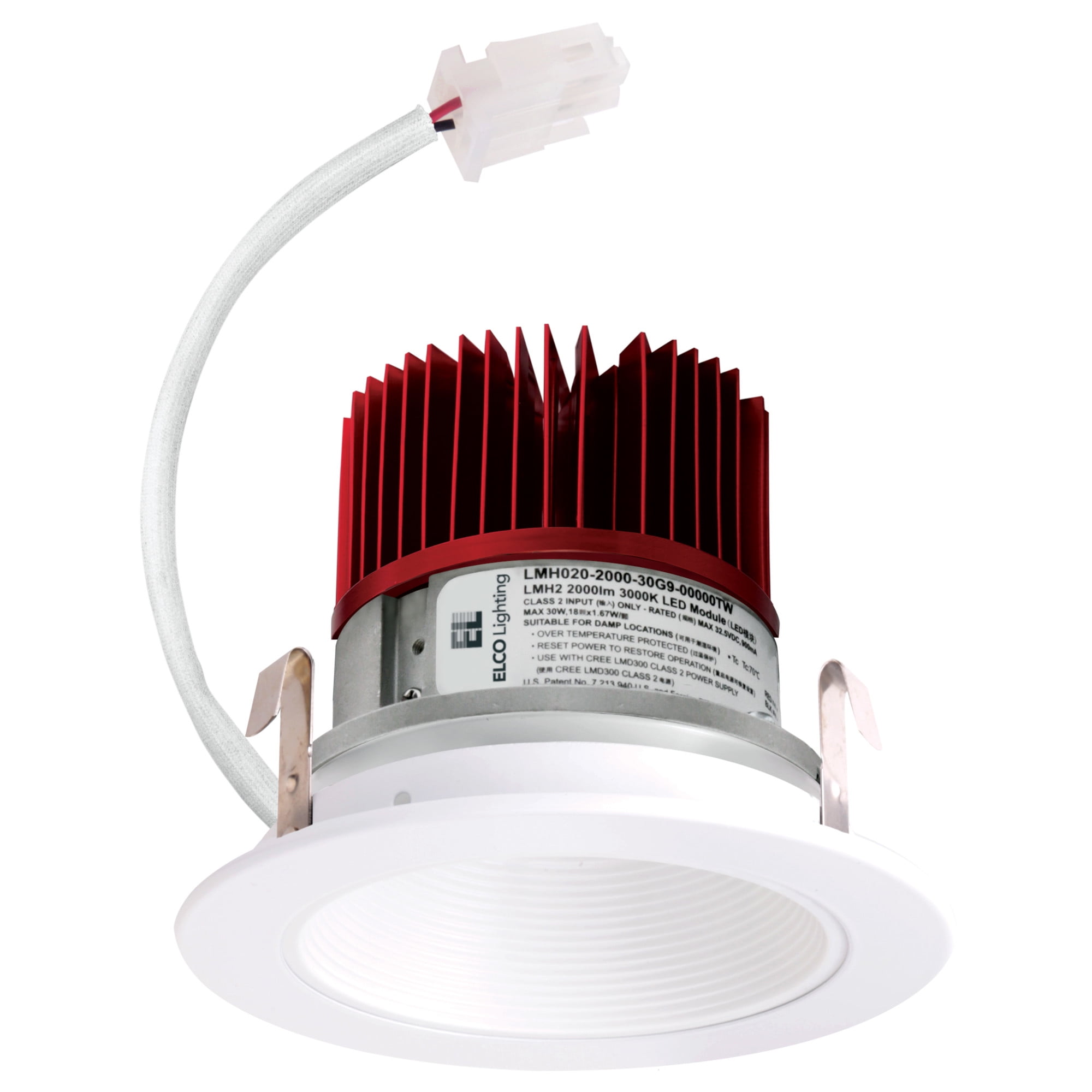 Elco E414c08sd The Cedar System 3-1/2" Integrated Led Baffle Recessed ...