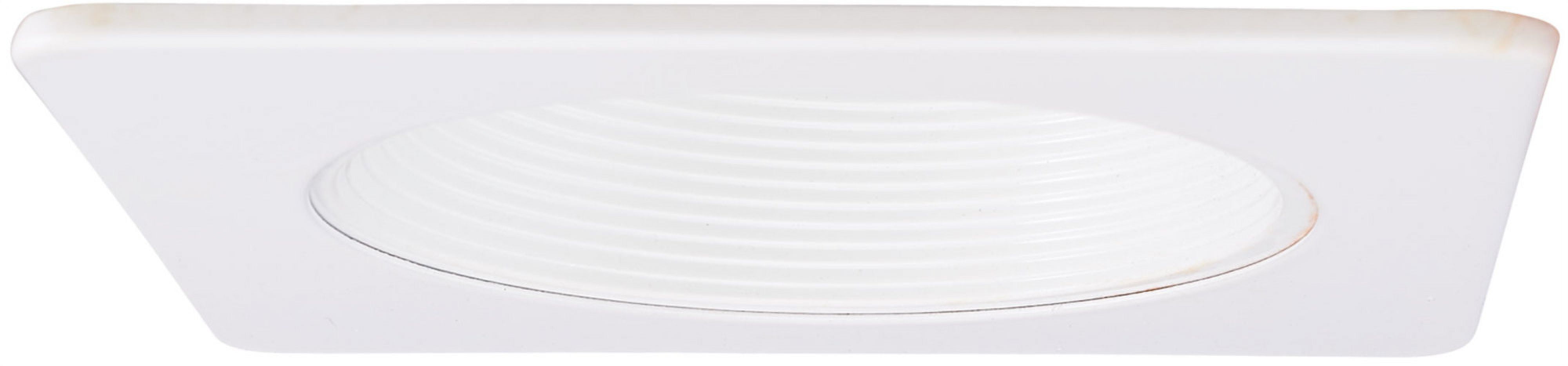 Elco El2393 3" Square Phenolic Baffle Trim - White - Walmart.com