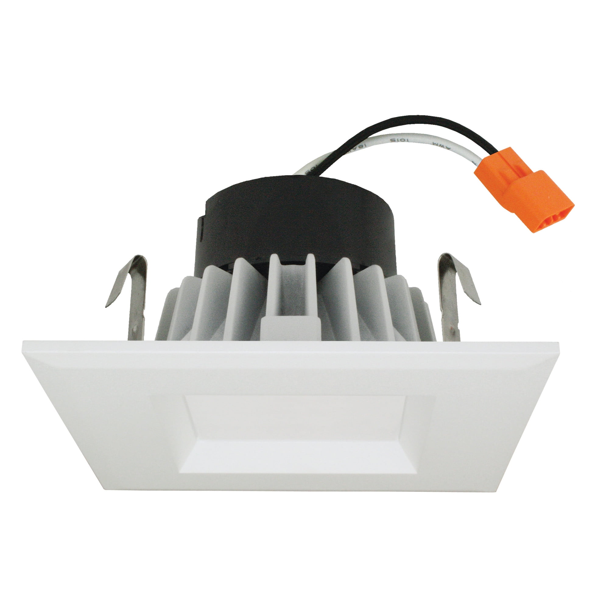 Elco El442ct5 4" Integrated Led Square Reflector Recessed Trim - White ...