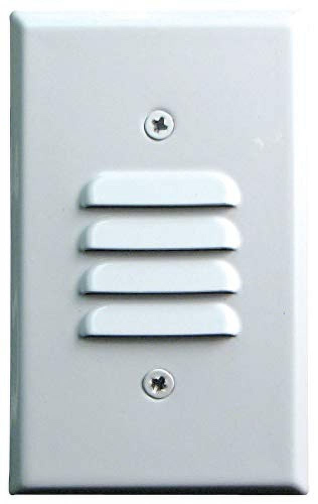 Elco Lighting ELST64W 120V LED Mini Step Light with Louvered Faceplate ...