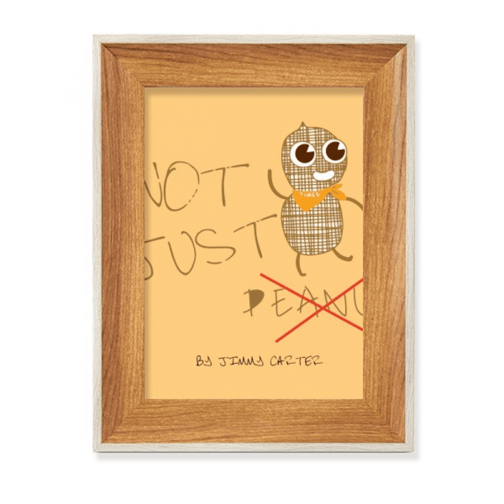 Elction Slogan Not Peanut Desktop Wooden Photo Frame Display Picture ...