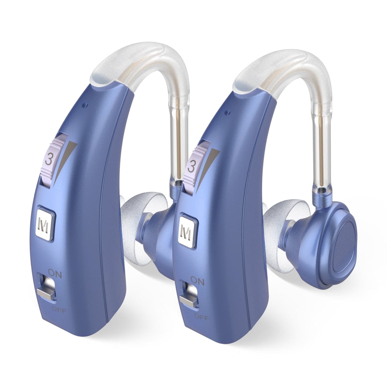 ELCTRTICI Rechargeable Hearing Aids for Adults – Noise-Cancelling, 2 ...