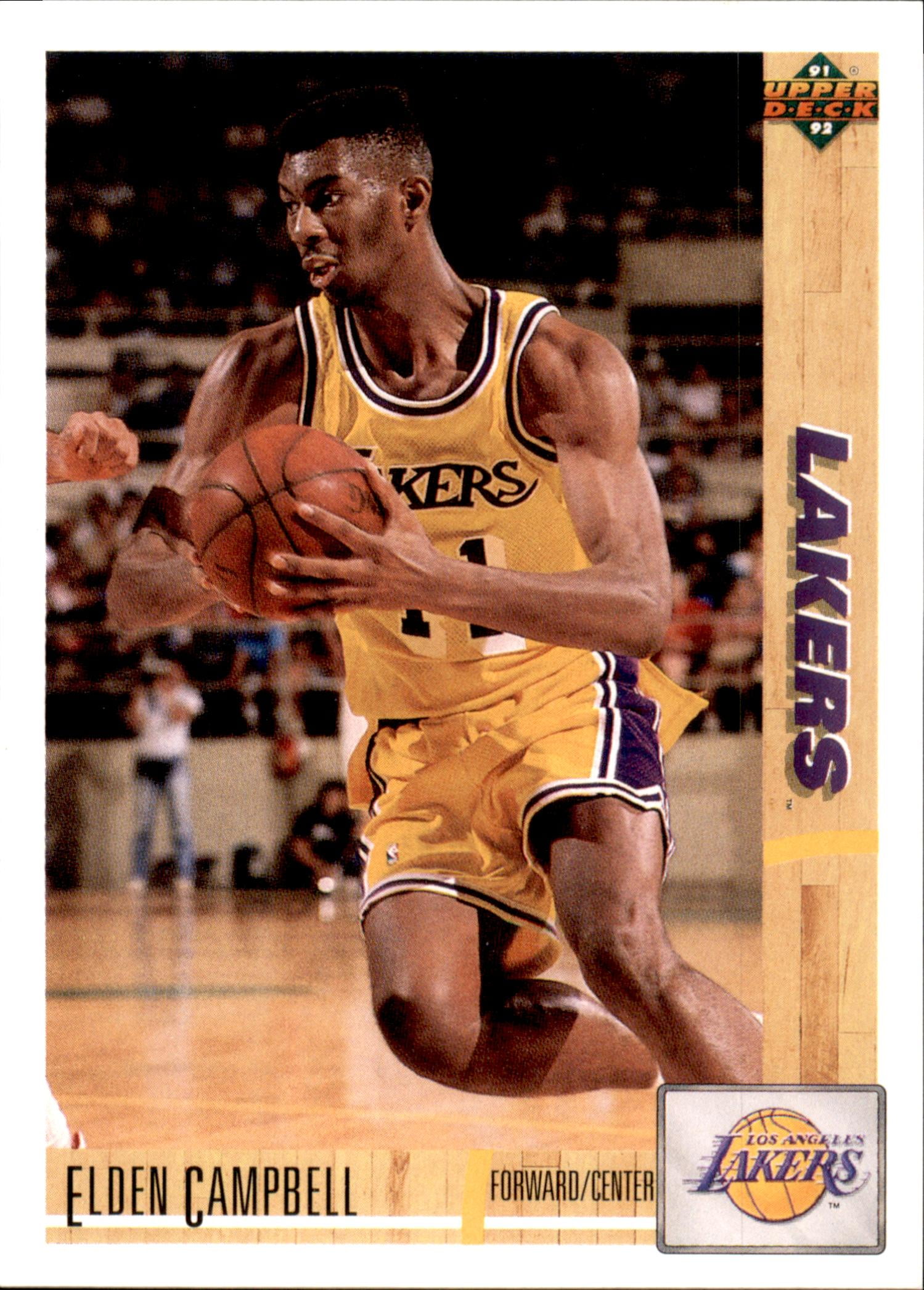 Elden Campbell #M1 1991 Upper Deck Paris McDonald's Open - Walmart.com
