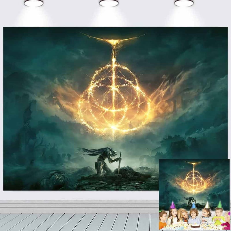 Elden Ring Backdrop Banner Party Supplies Poster Movie Theme Background ...