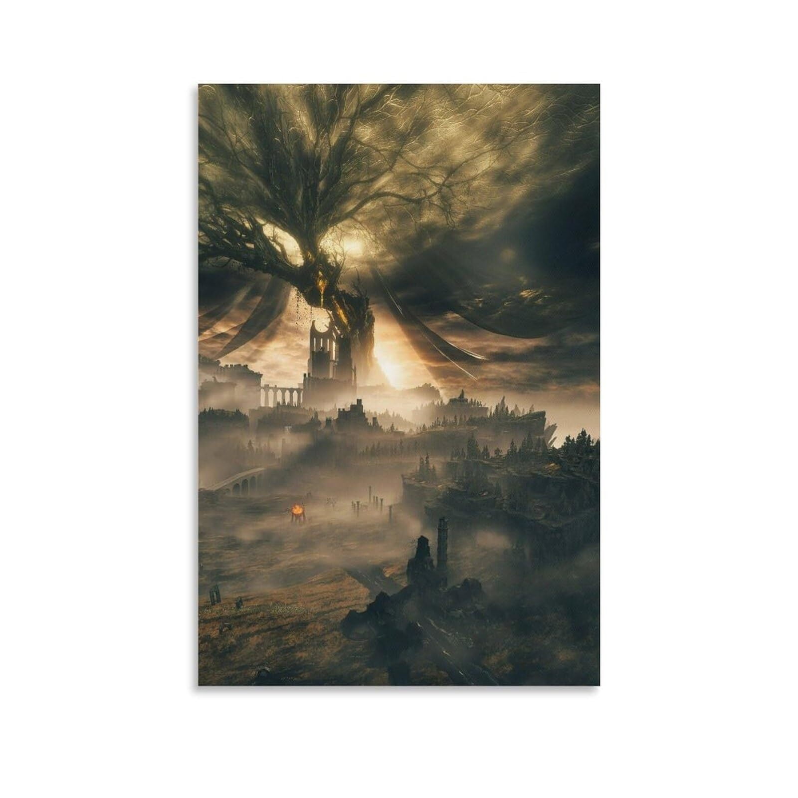 Elden Ring Game Poster 18 Canvas Wall Art Print For Room Aesthetic And Decor Poster For Bedroom ...