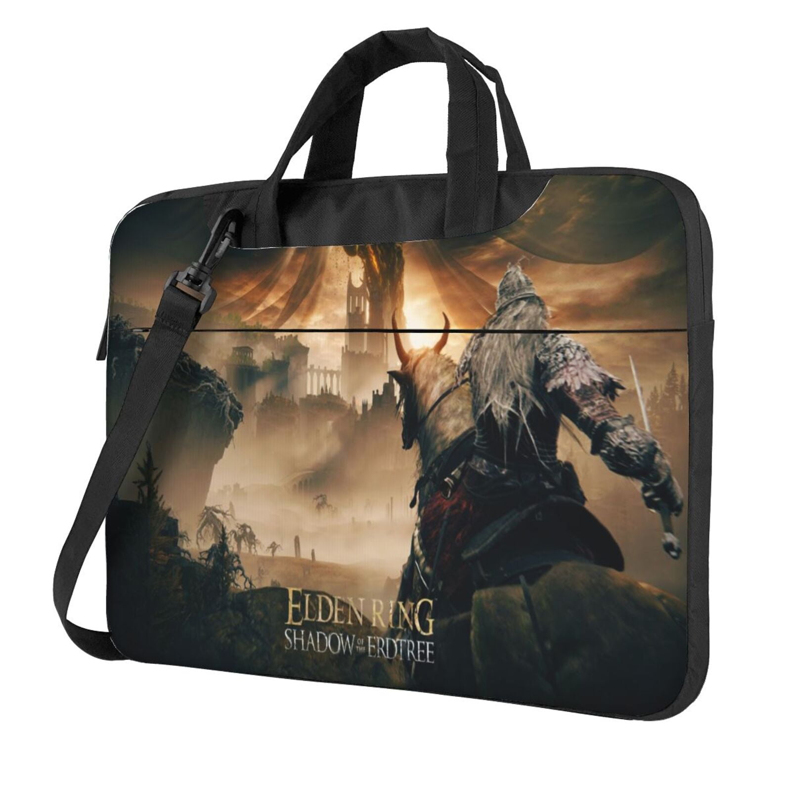 Elden Ring Laptop Bag with Extra Pocket Soft Carrying Handle & Shoulder ...
