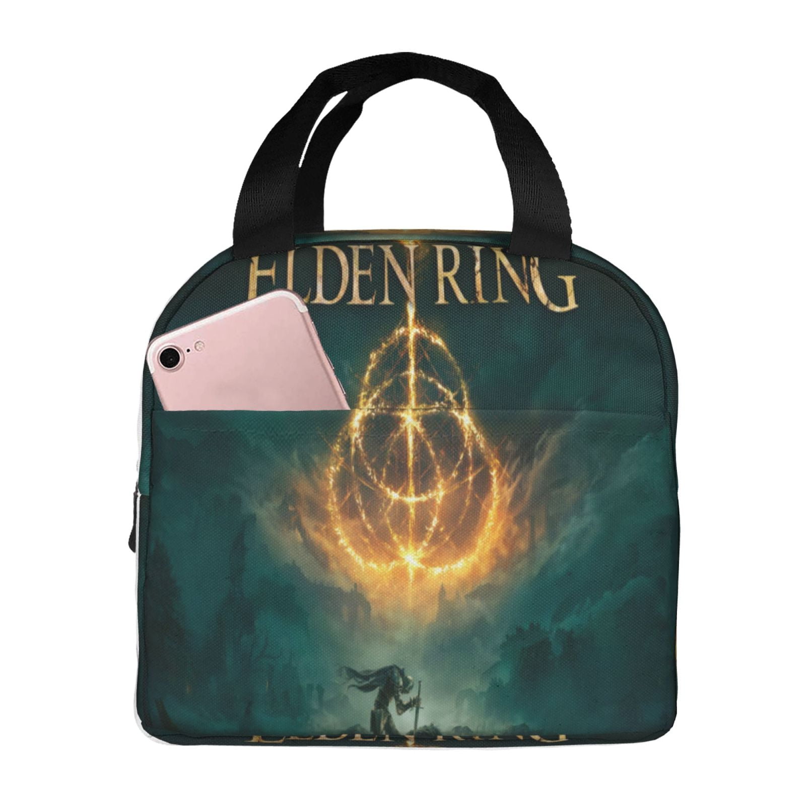 Elden Ring Lunch Box Insulated Lunch Bag for Women Men Reusable Cooler Funny Lunch Tote Bag ...