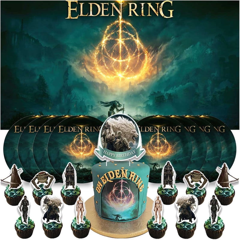 Elden Ring Party Supplies Decor Plates Decorations Backdrop Background ...