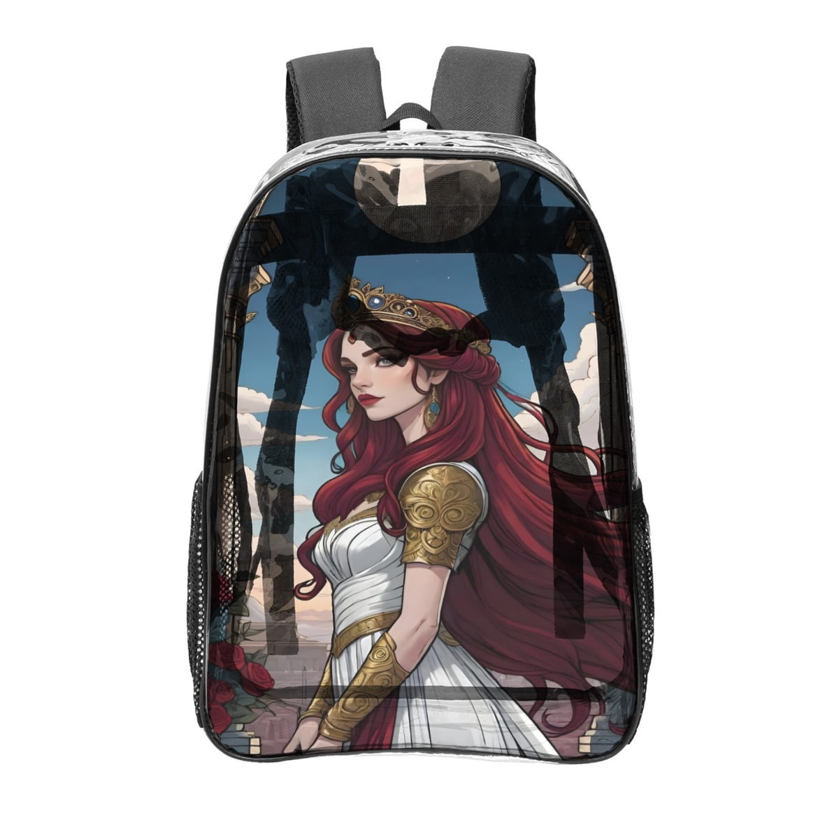 Elden Ring Pattern Transparent Backpack Lightweight And fashionable ...