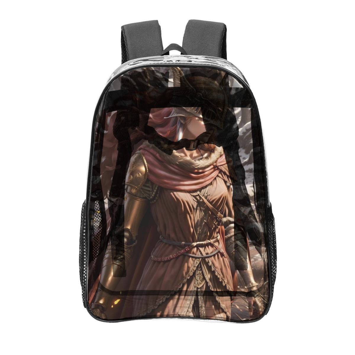 Elden Ring Pattern Transparent Backpack Lightweight And fashionable Showcasing Personality And ...