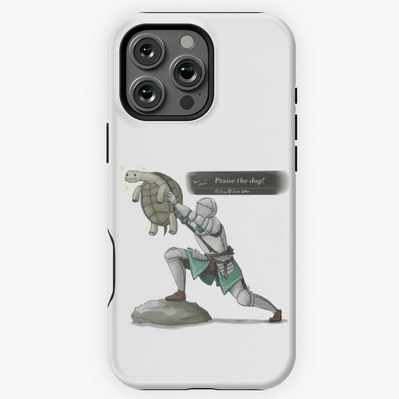 Elden Ring Praise the dog Phone Case for iPhone 16 15 14 13 12 11 Pro ...
