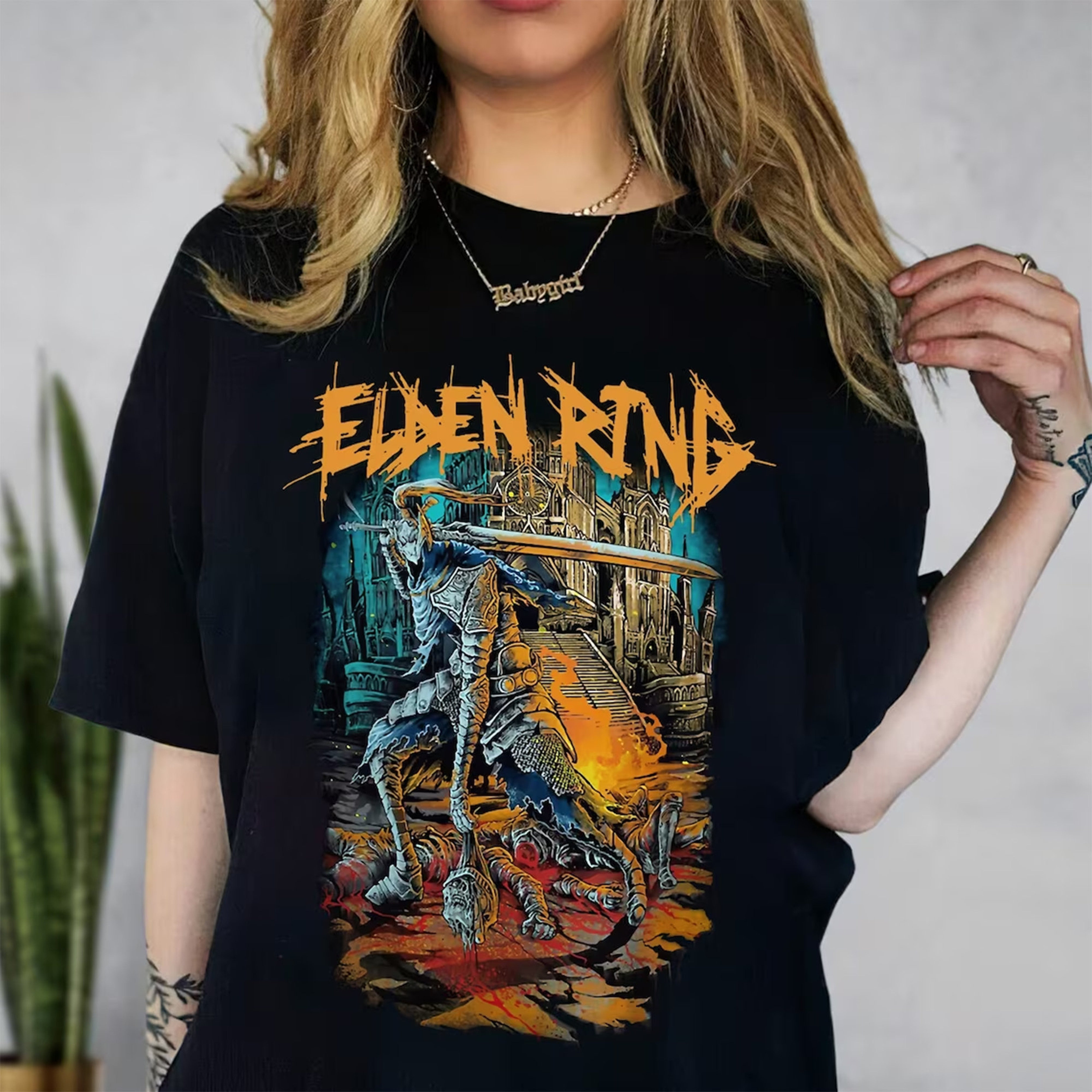 Elden Ring Shirt Gamer Shirt, Heavy Metal Shirts, Gift For Men, Women ...
