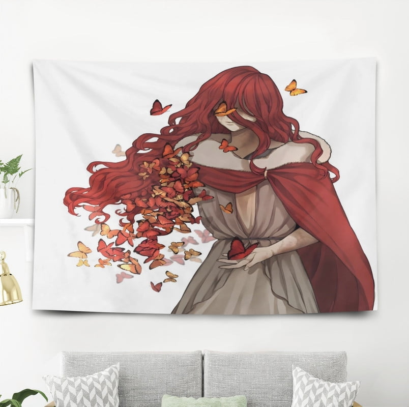 Elden Ring pattern wall hanging 50*60 inches high-quality peach skin ...