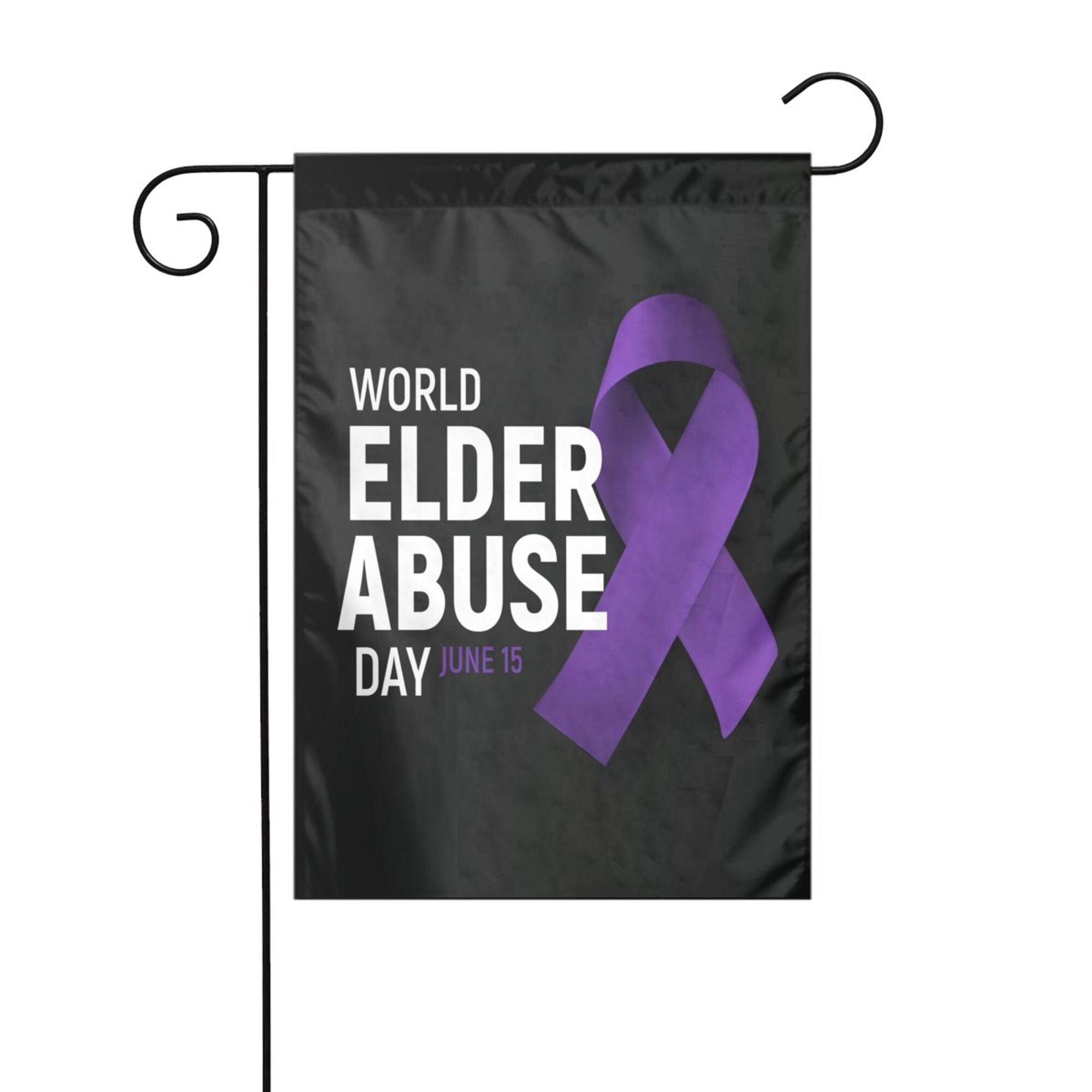 Elder Abuse Awareness Garden Flag Decoration Yard Farmhouse Double ...