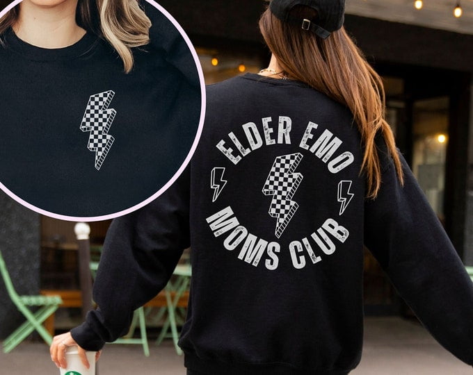 Elder Emo Sweatshirt, Emo , Still In My Emo Phase, Pop Punk Shirt ...