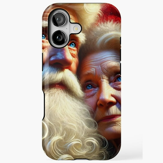 Elder Mr And Mrs Claus Phone Cover for iPhone 11 12 13 14 15 16 17 Pro ...