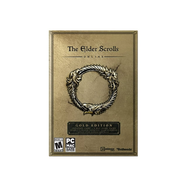 Elder Scrolls Online Gold Edition, Bethesda, PC Software, 093155171190 ...